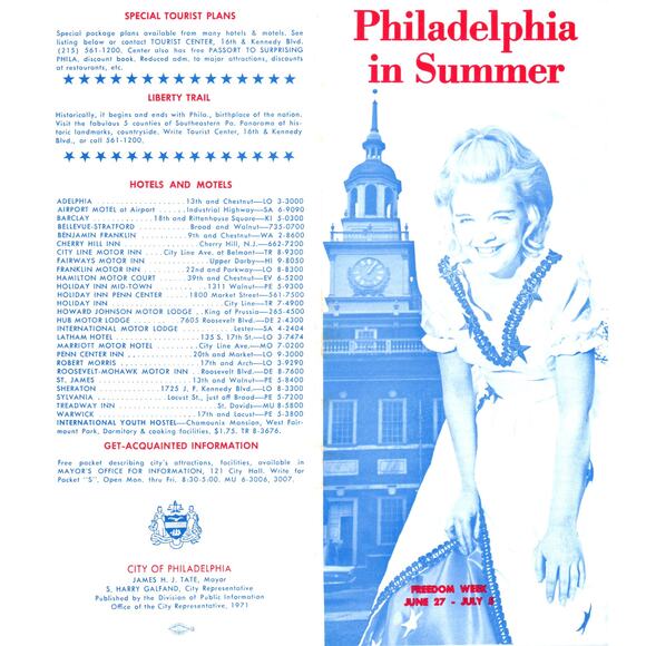 None | Accents | 97s Philadelphia In Summer Freedom Week Fold Out ...